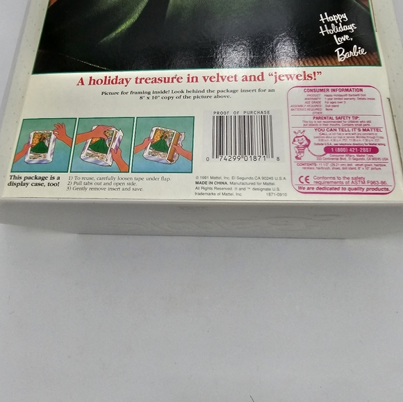 Mattel | Toys | 991 Happy Holidays Special Edition Barbie Brand New In ...